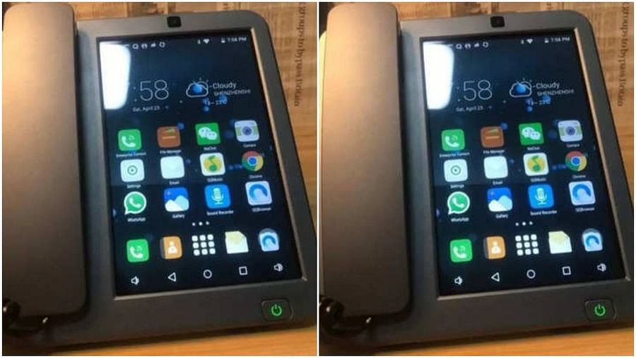 Viral Photo : તમે ક્યારેય Touch Screen Landline ફોન જોયો છે ? નહીં તો ...