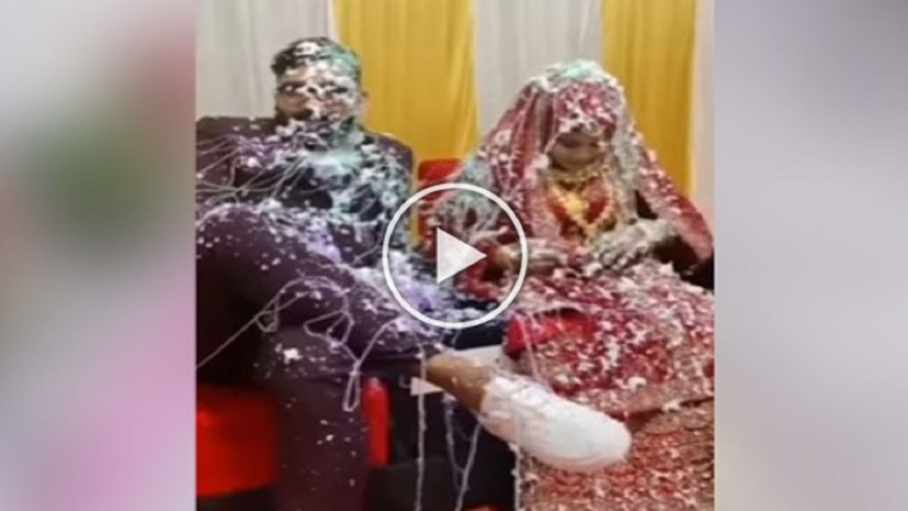 Viral Video: દુલ્હા-દુલ્હન પર એટલો સ્નો સ્પ્રે કર્યો કે બની ગયા 'ભૂત ...