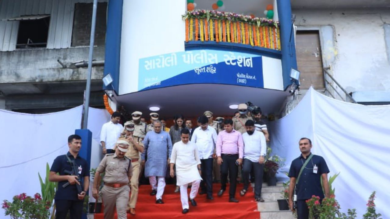 Surat માં પોલીસ સ્ટેશનની સંખ્યામાં વધારો, સારોલી પોલીસ સ્ટેશનનો શુભારંભ ...